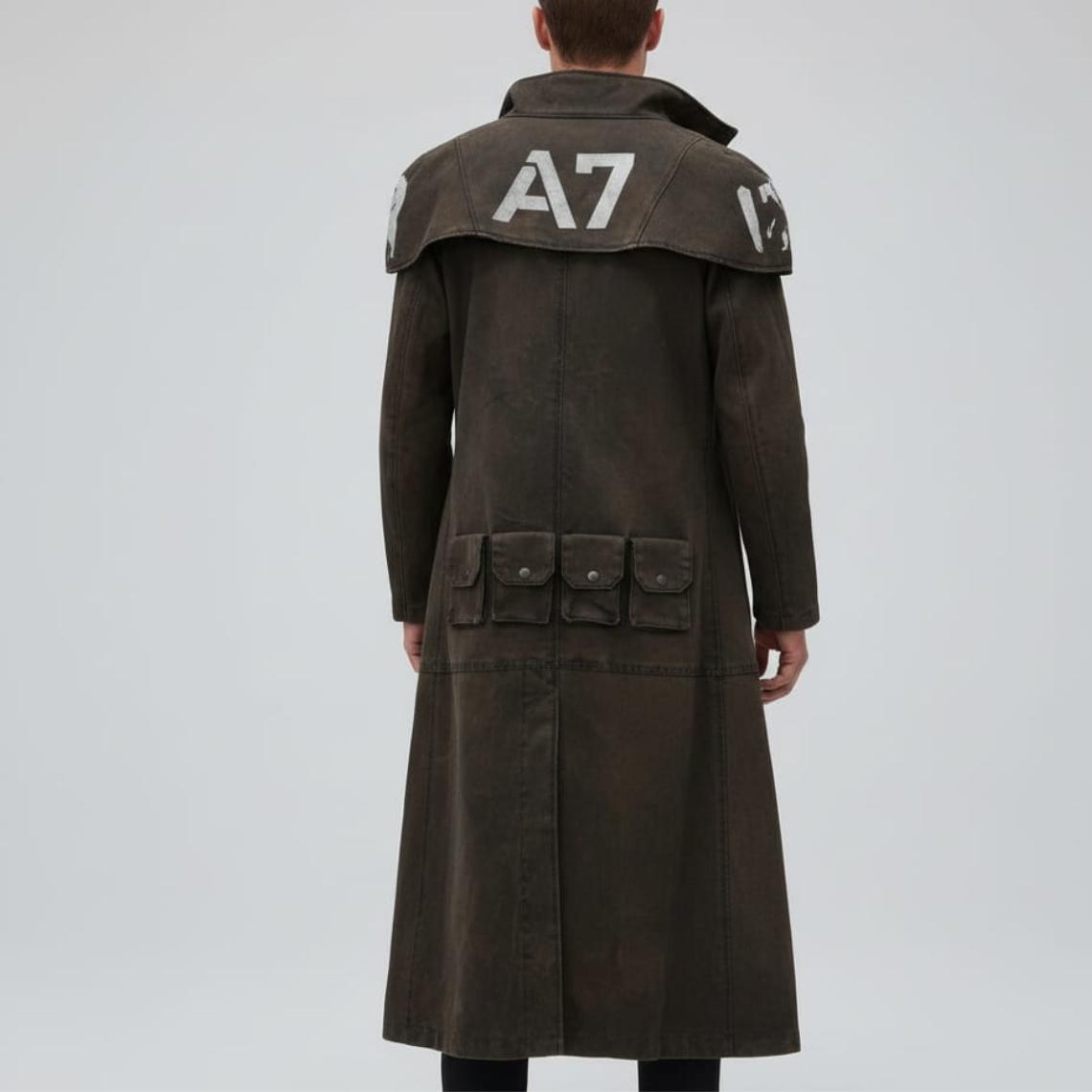 Fallout New Vegas NCR Ranger Duster Leather Coat Veteran Ranger Cosplay ...