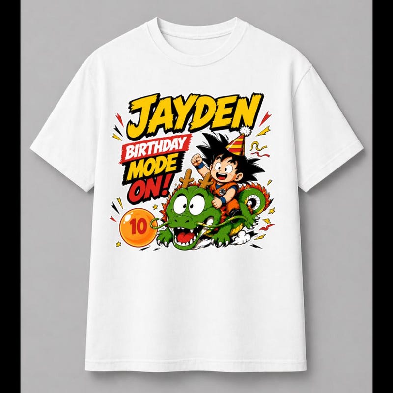 Goku Clothing - Etsy