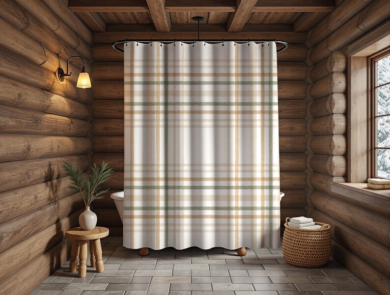 Gentle Earth Tones Cozy Plaid Seamless Pattern for Fabric & Wallpaper ...