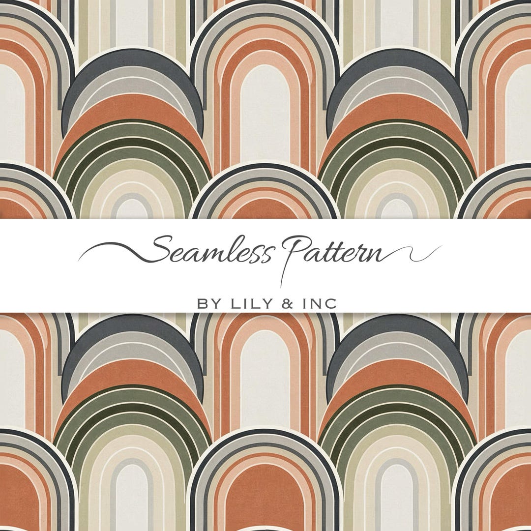 Curved Retro Arched Pattern – A High-resolution Seamless Design for ...