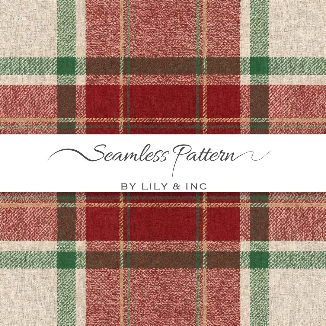 Timeless Cozy Plaid Seamless Pattern – Perfect for Fabric & Wallpaper ...