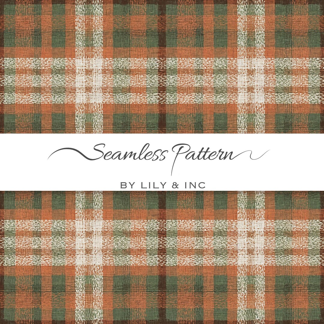 Cozy Plaid Seamless Pattern for Fabrics & Home Decor – High-resolution ...