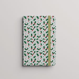Christmas Holly Seamless Pattern – Green Leaves, Red Berries ...
