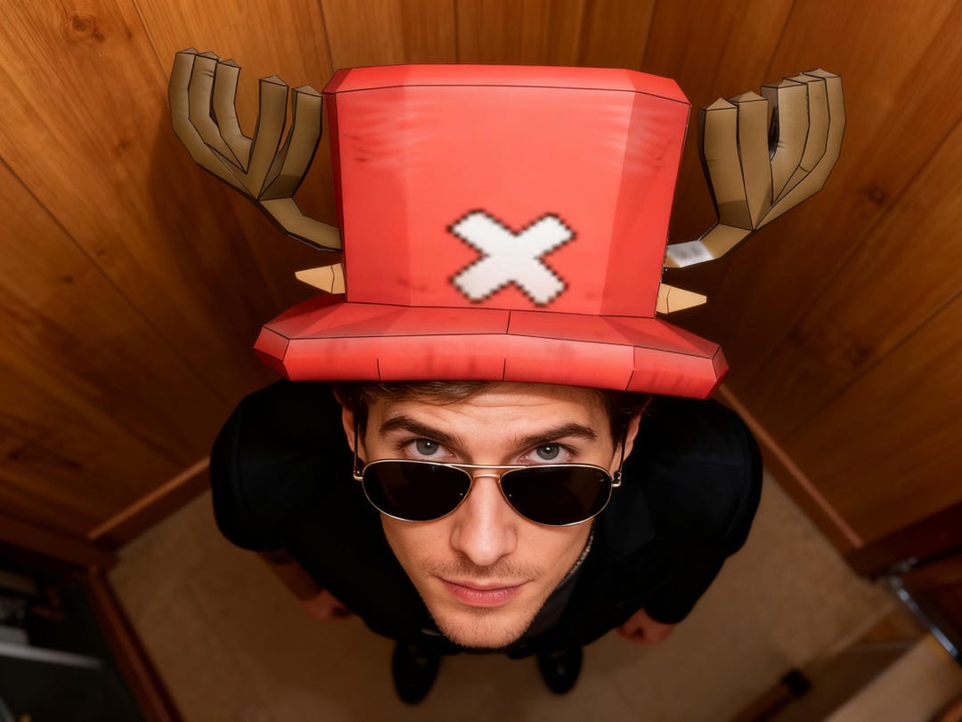 Chopper Hat || PDF Printable Pattern Papercraft One Piece Headgear, DIY ...