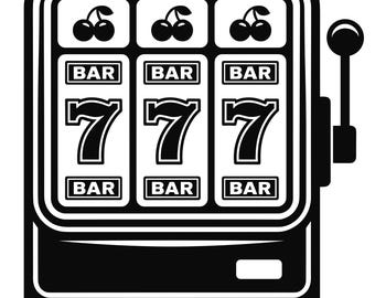 Slot Machine 777 Vector Illustration, Slot Machine SVG, Slot Machine ...