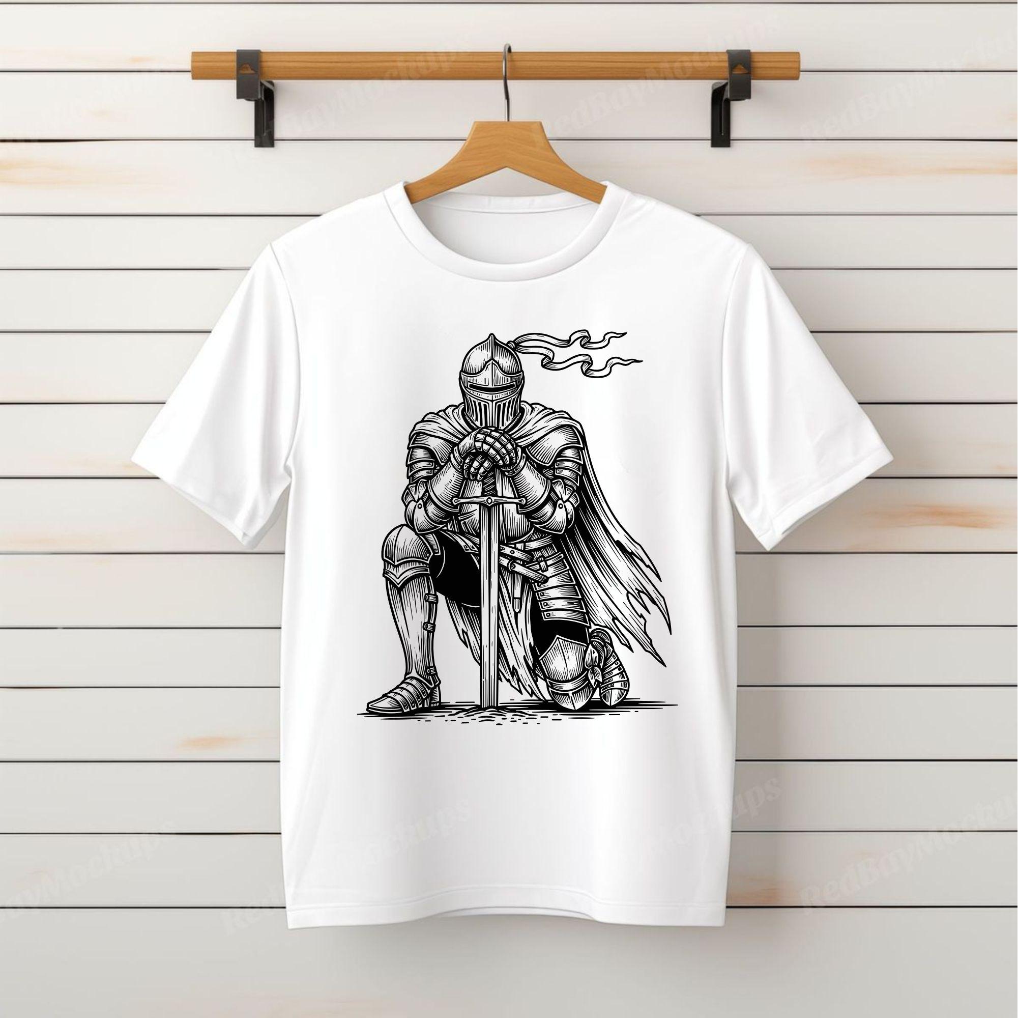 Kneeling Knight Vector Illustration, Knight Png, Knight Art, Knight ...