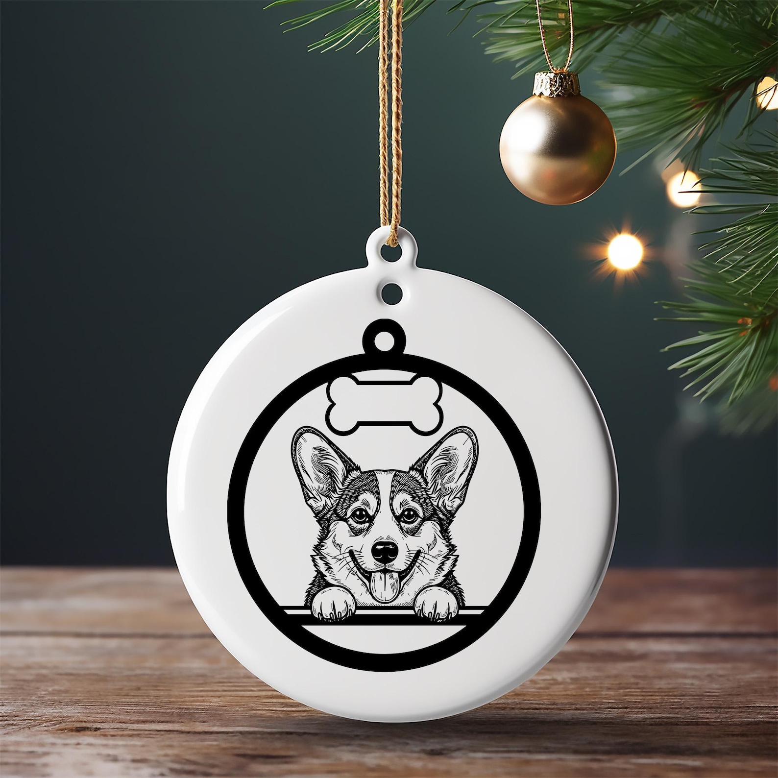 Dog Breed Ornament SVG Bundle: Laser Cut Christmas Decor (digital ...