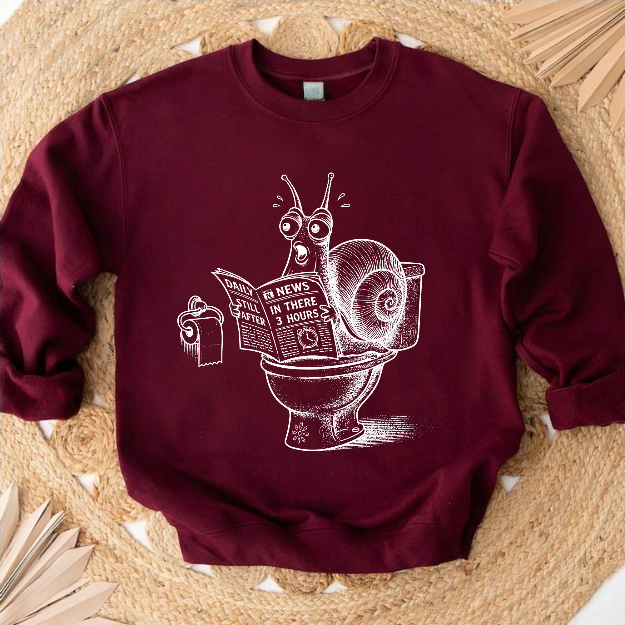 Funny Snail Toilet Vector Design, Snail Svg, Snail Png, Snail Art ...