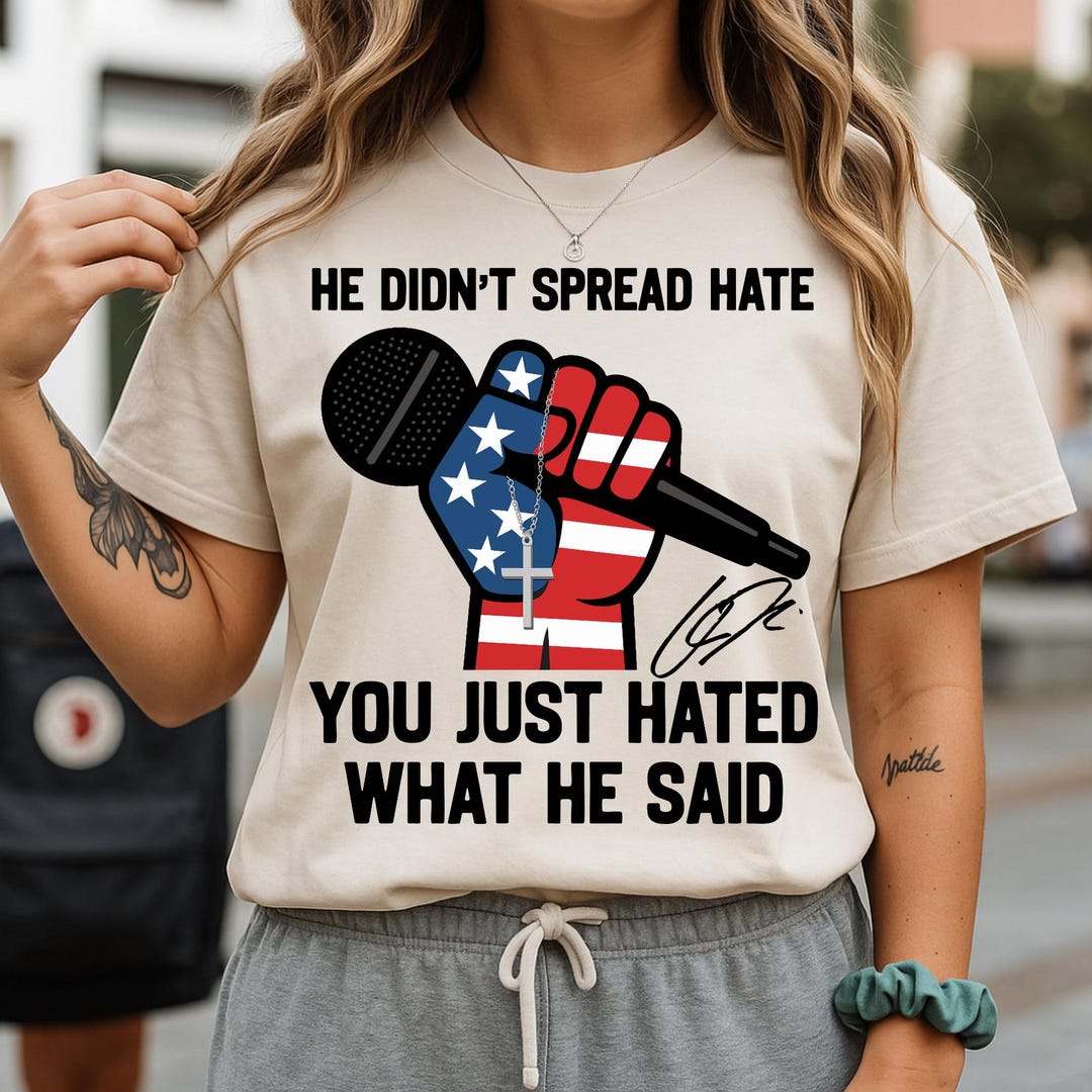 Charlie Kirk Png, Er verbreitet Hass nicht, Sie hat nur gehasst, was er ...
