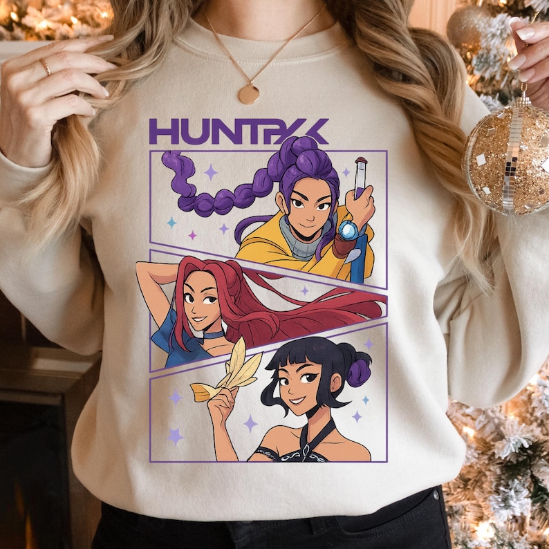 Huntrix Kpop Demon Hunters Png Bundle, 400 PNG Files, Kpop Idol Group ...