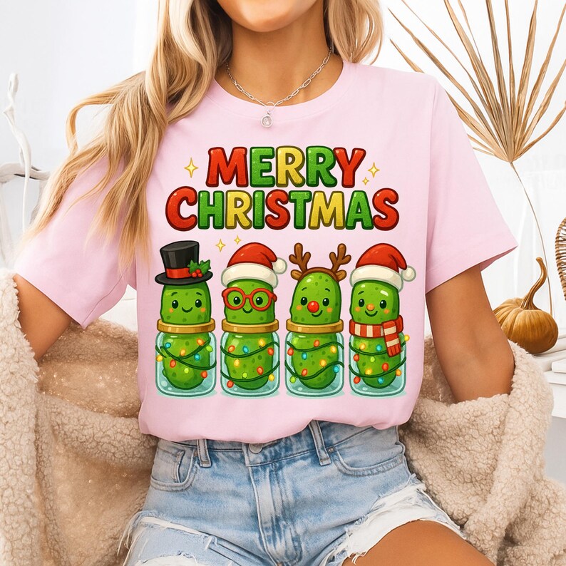 Funny Christmas Pickle PNG, Holiday Cucumber Clipart (digital File) - Etsy