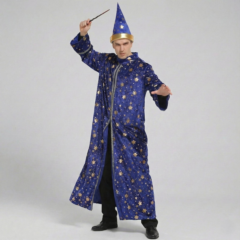 Wizard Costume Men Stars - Etsy