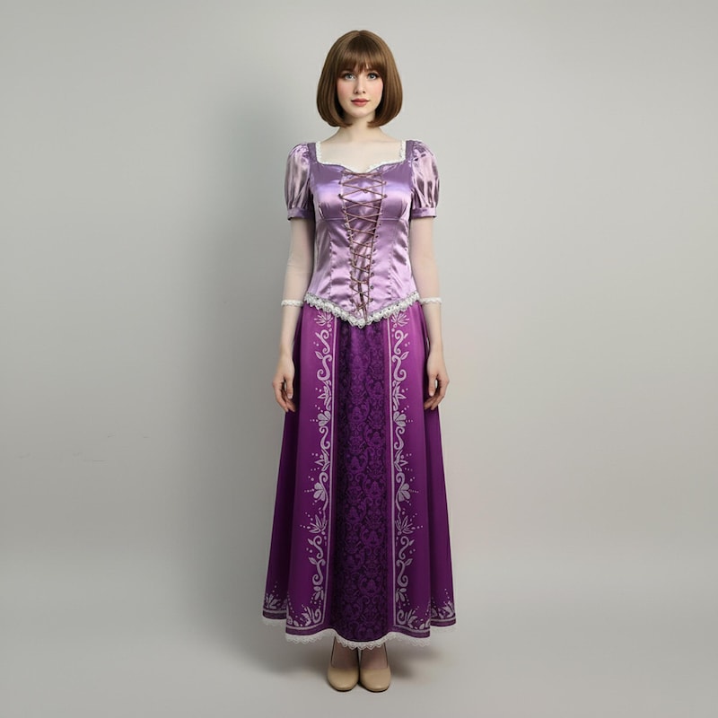 Purple Corset Ball Gown - Etsy