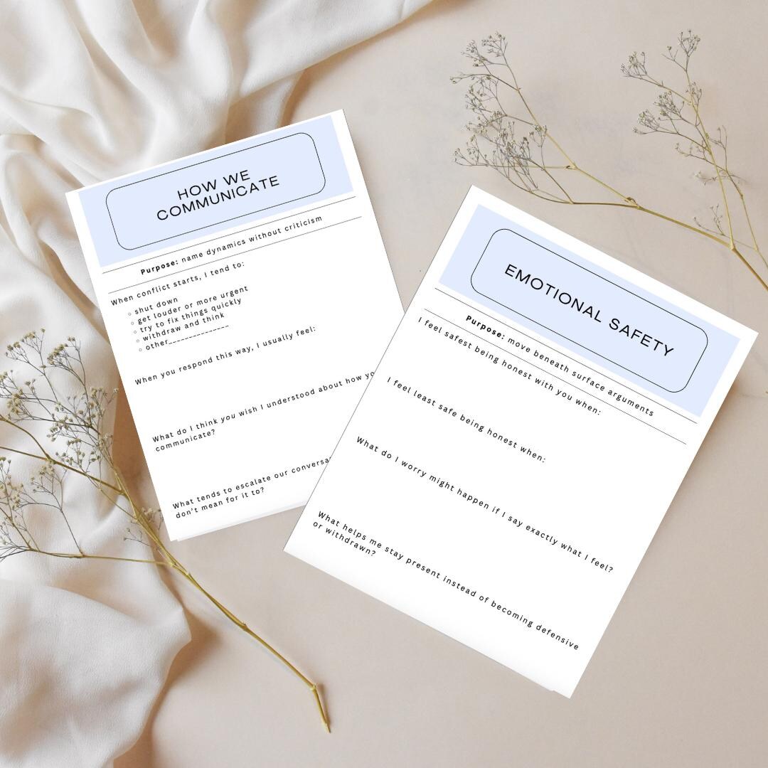Gentle Couples Journal | Communication & Emotional Safety ...
