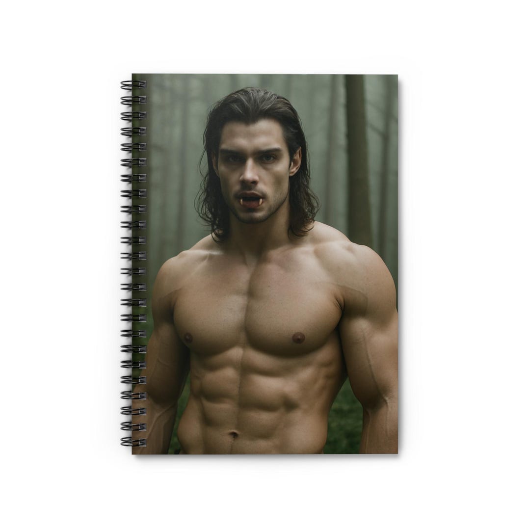 Muscle Vampire Spiral Notebook: Artistically Crafted Journal for ...
