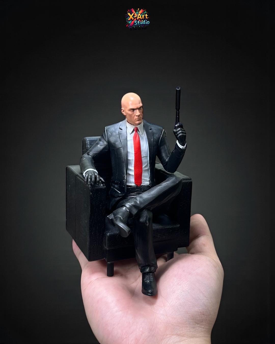Professional Assassin - Agent Statue - Hand-painted 3D Resin Figure - Etsy