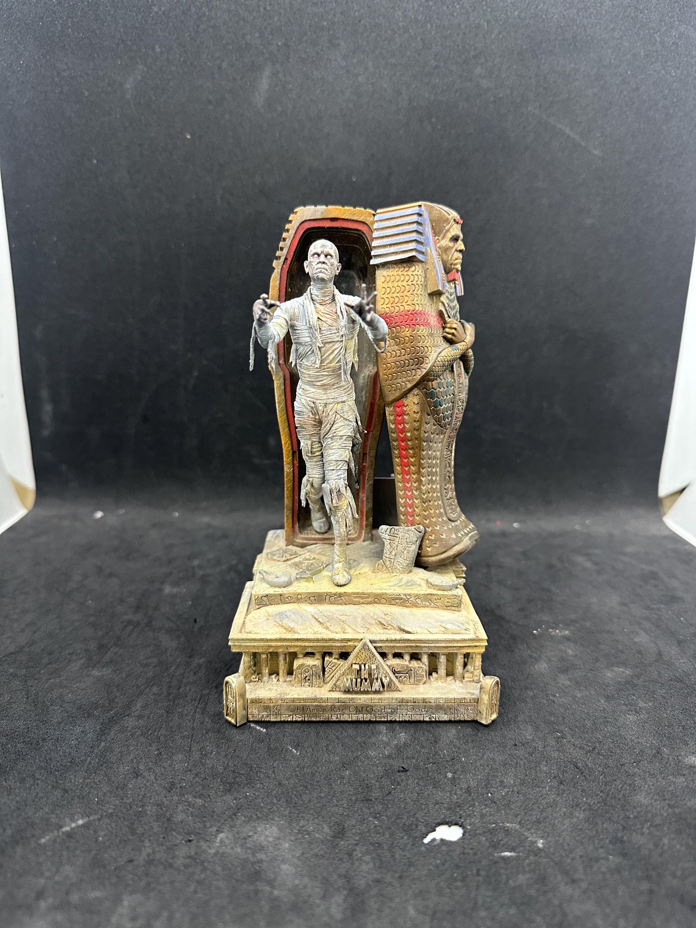 The Mummy Diorama - 3D Resin Hand-painted Figure - Classic Horror ...