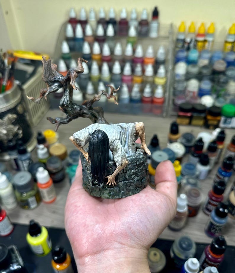 Samara Morgan: Crawling From the Well (the Ring Movie) - Hand-painted ...