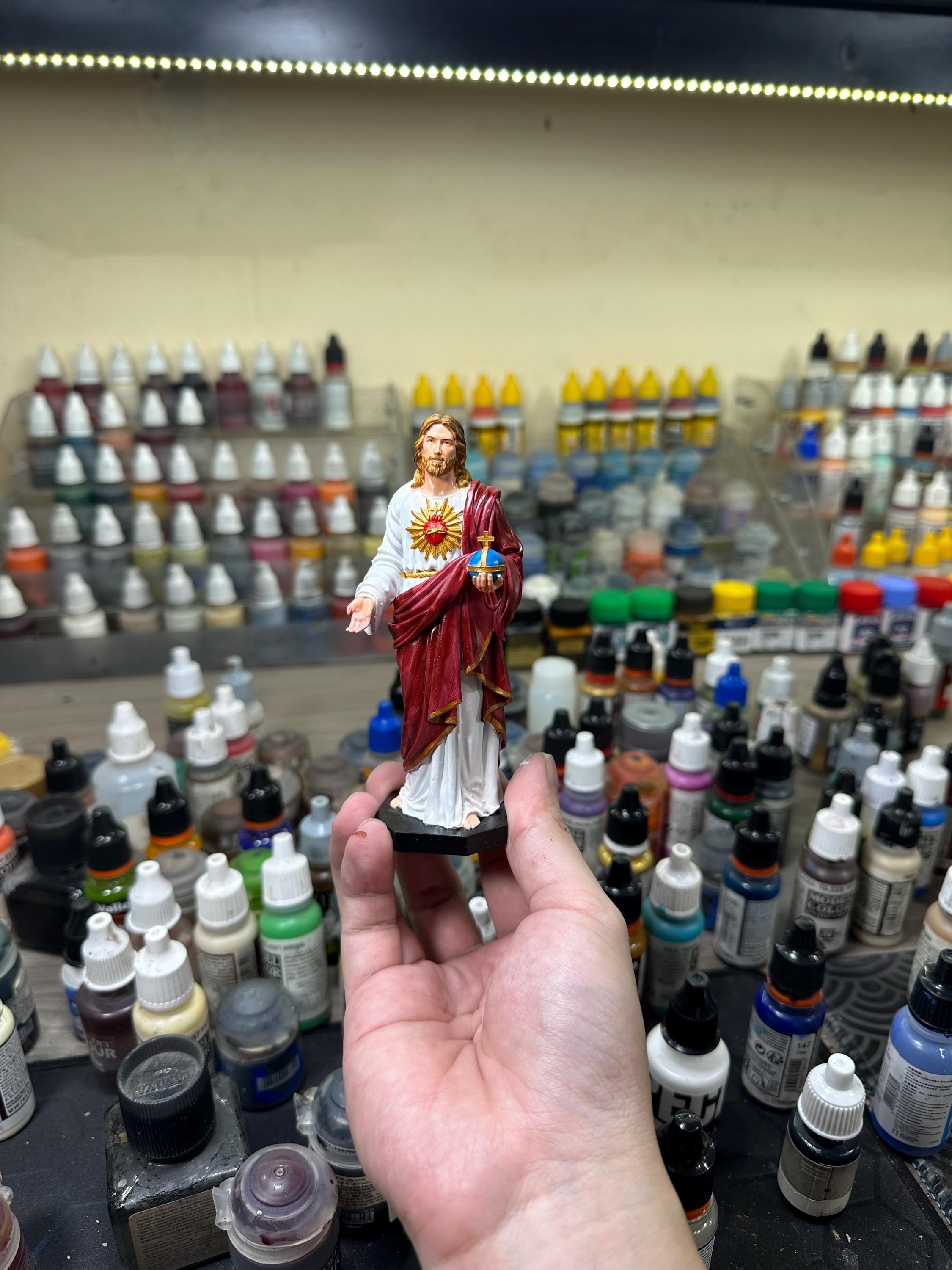 Jesus Christ Statue - Highly Detailed 3D Resin Hand-painted Figure - Etsy