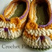 Kitty Cat Slippers Crochet Pattern #208 PDF Instant Download Little ...