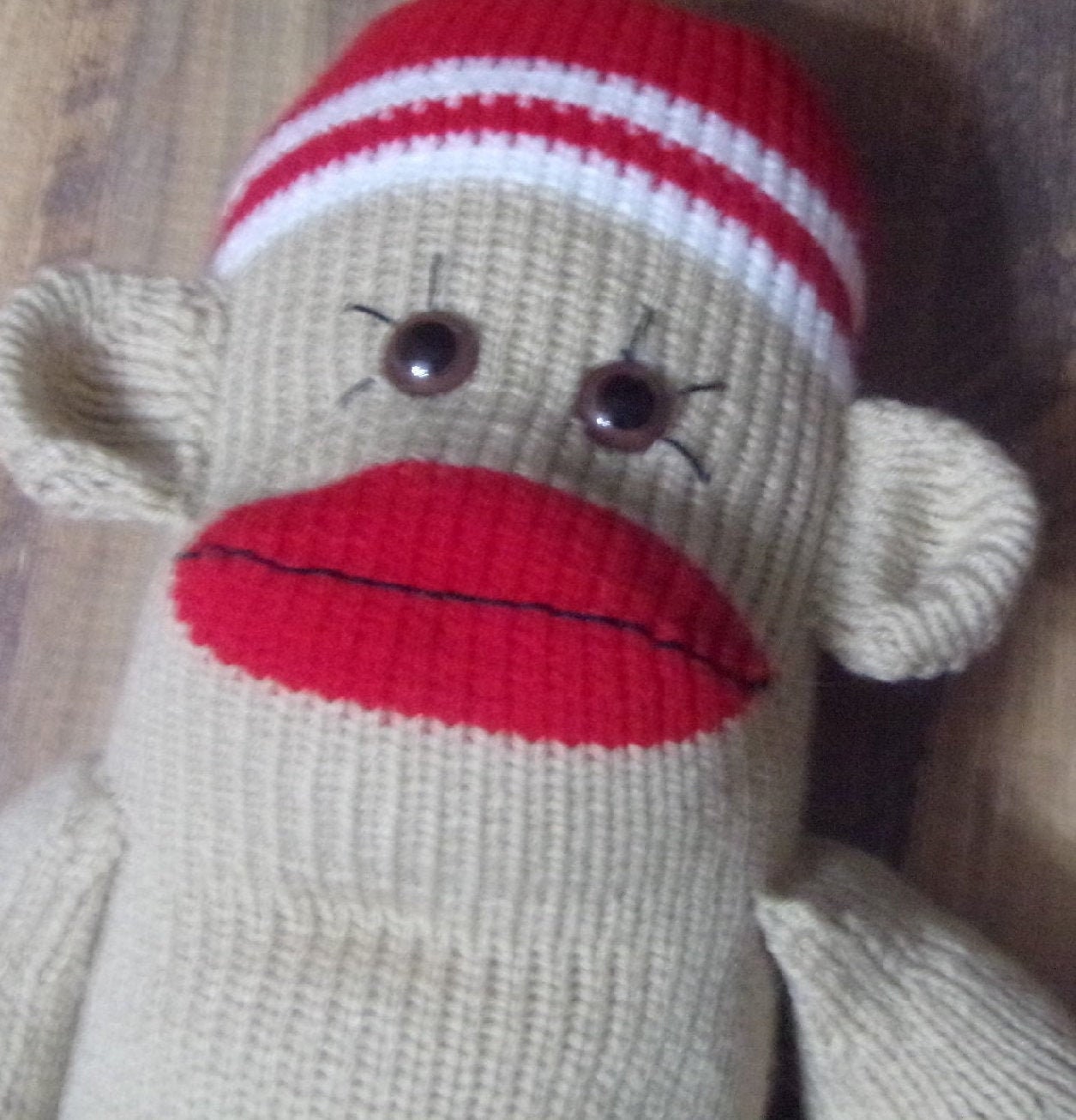 Humphry J. Monkey- Bulky Knitting Machine Pattern, Large Monkey - Etsy