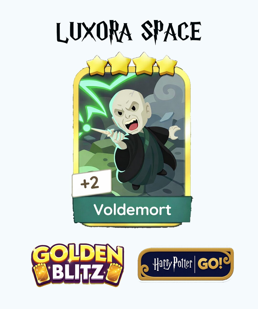 Voldemort Sticker 4 Stars - Monopoly_go Stickers - Golden Blitz Event ...