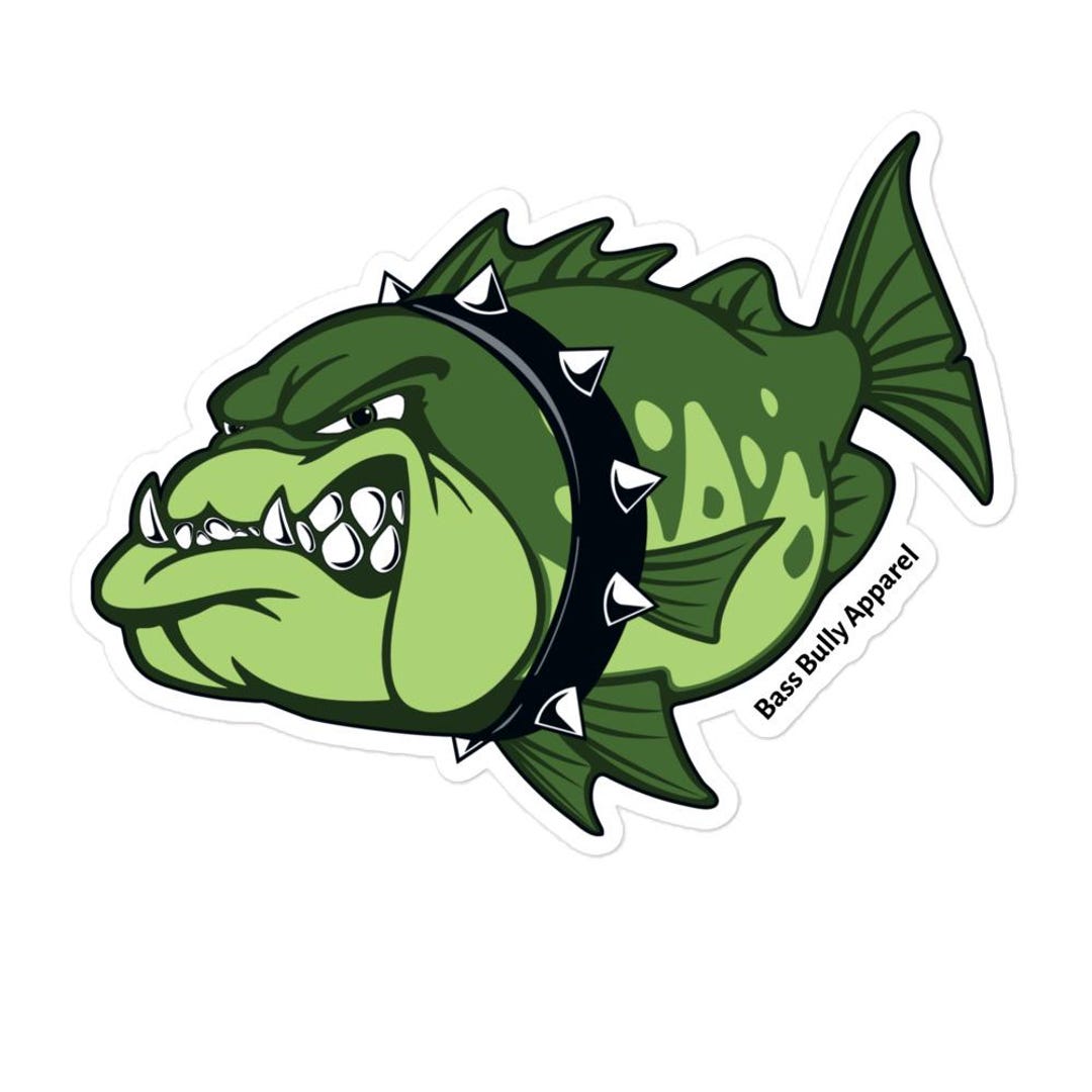 The Bass Bully Decal - Etsy