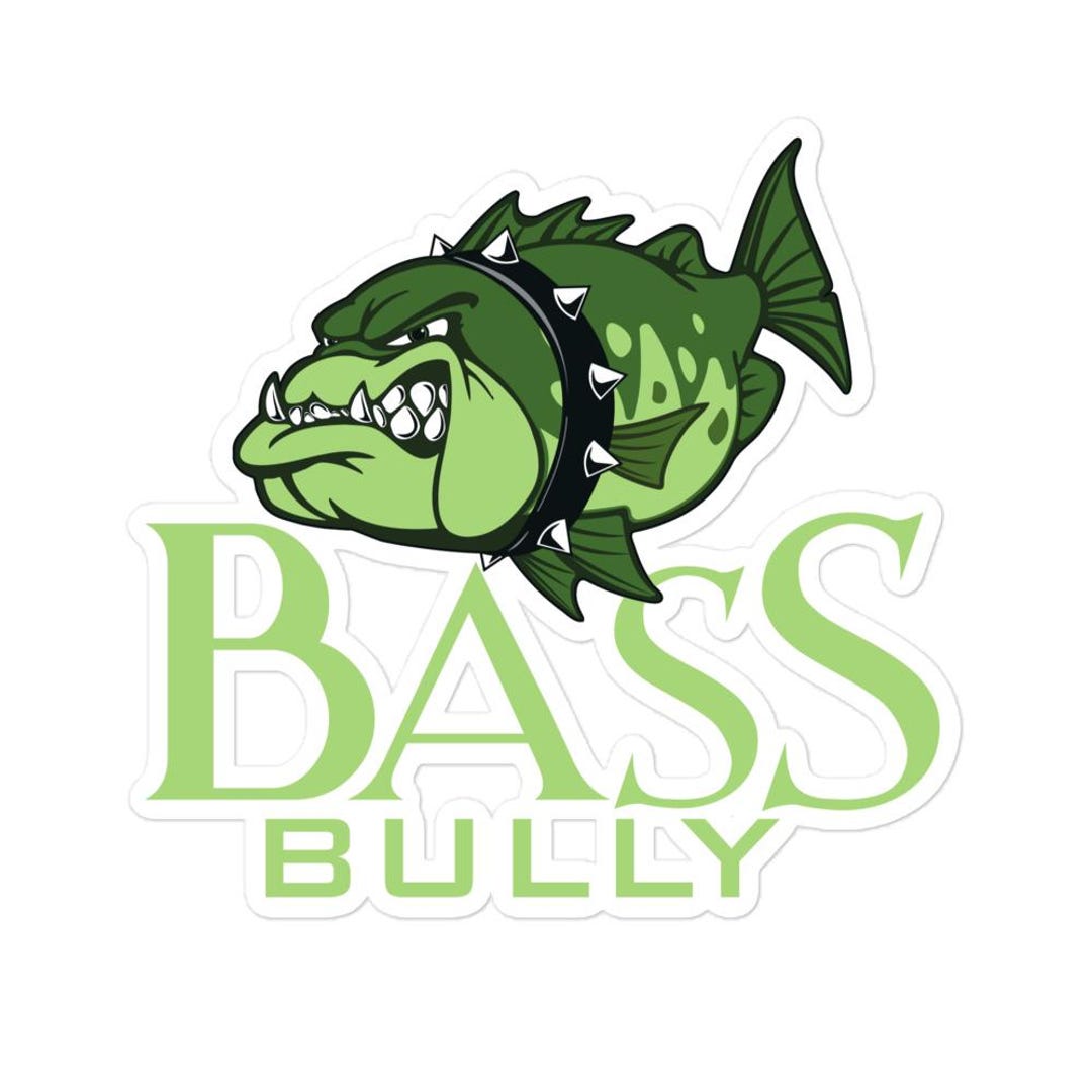 Bass Bully Decal – Largemouth Bass Bulldog Fishing Mascot - Etsy