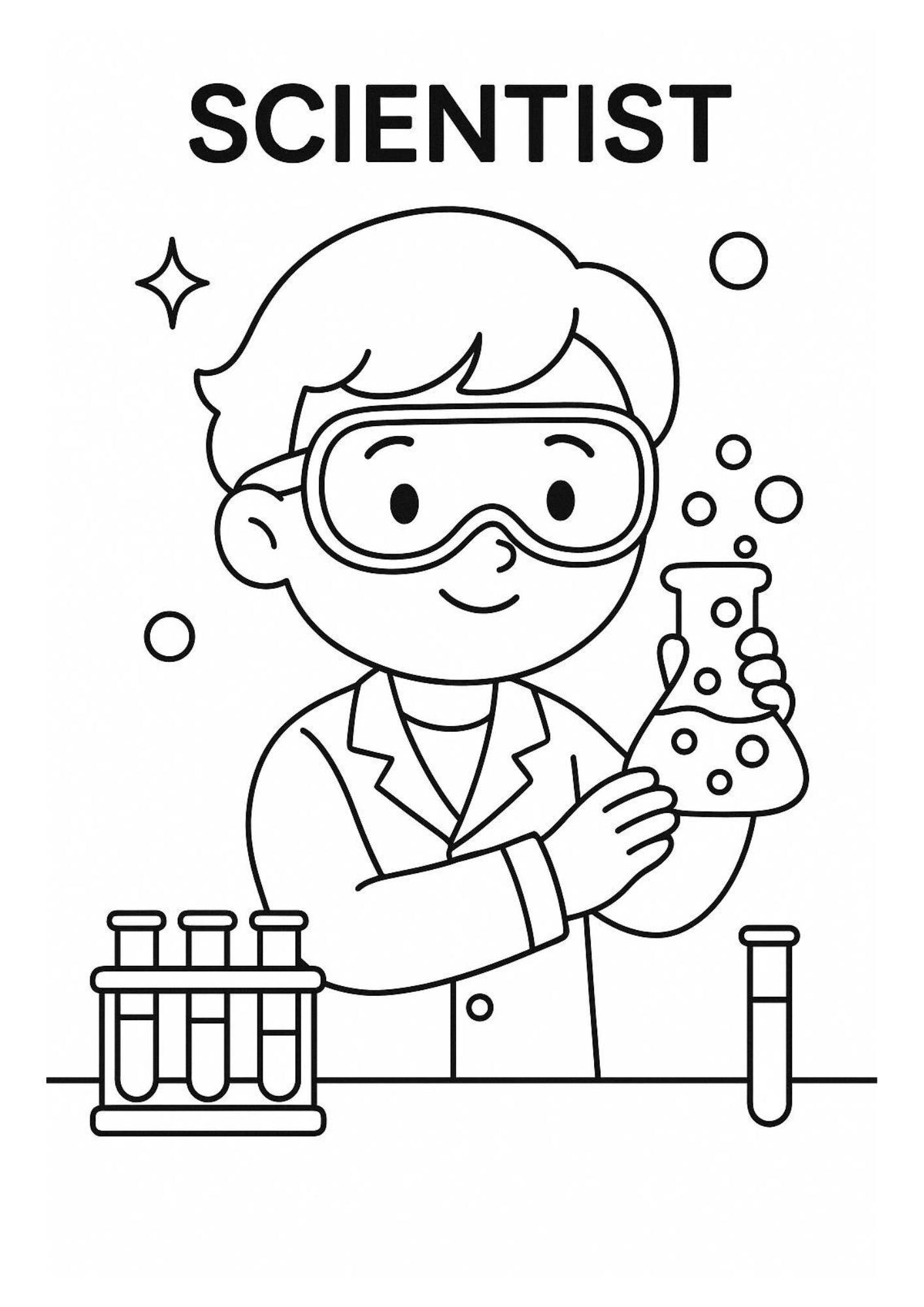 Printable Coloring Pages for Kids "my Dream Jobs" #preschool ...