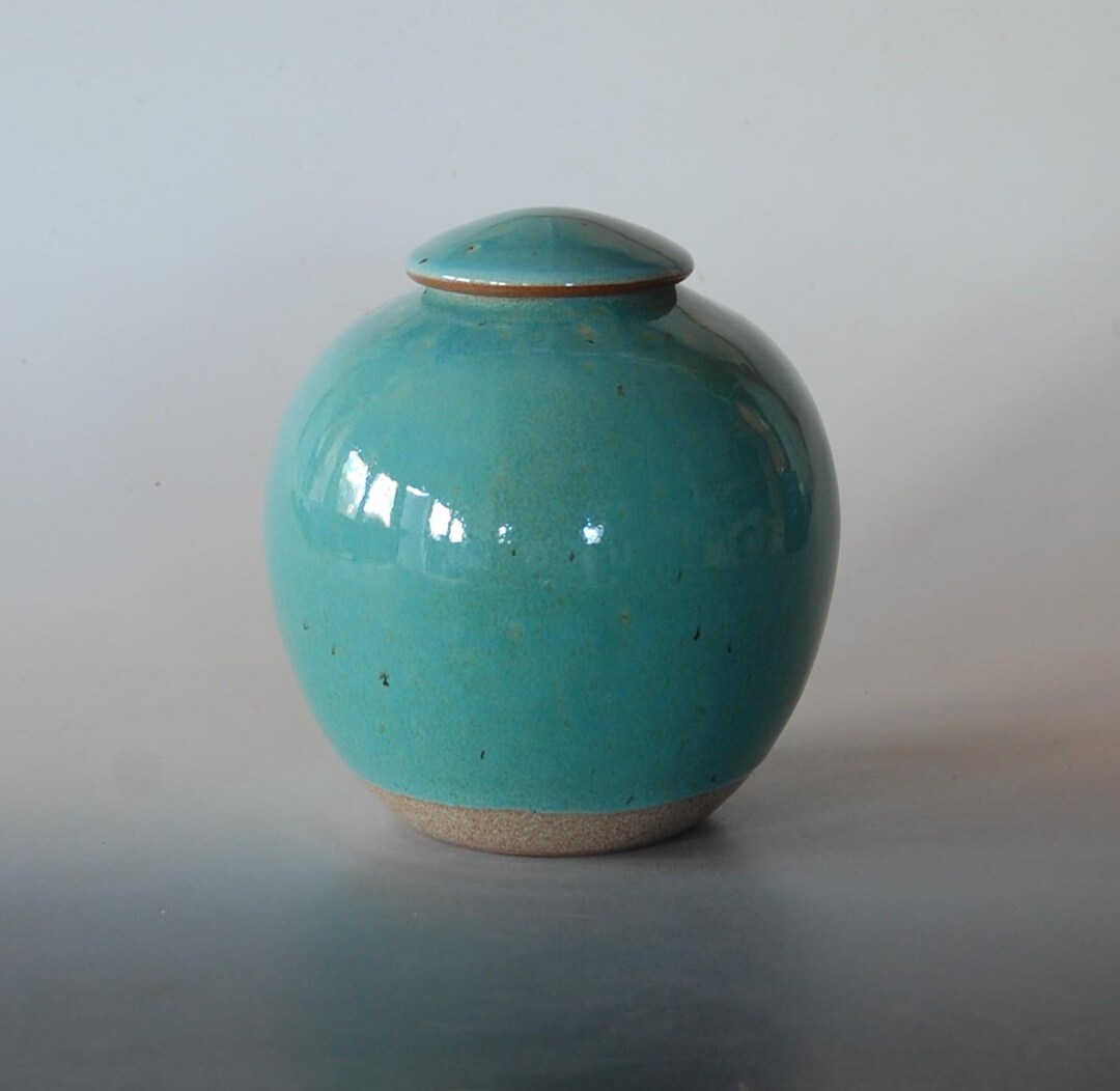 Urn With Turquoise Glaze - Etsy