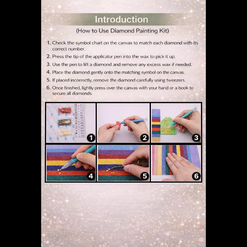 Custom Diamond Painting, Custom 5D Diamond Art Kit, Custom Portrait ...
