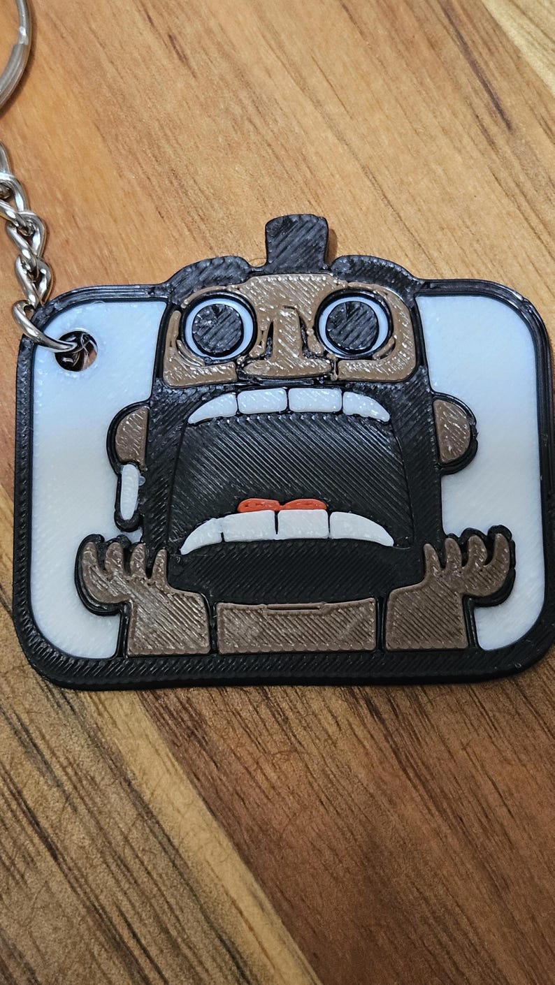 Clash Royale Keychain, Double Sided 3D Printed Fan Merch Mobile Gaming ...