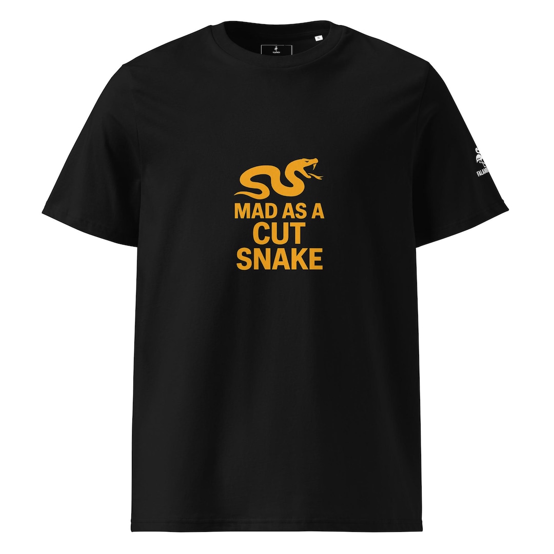 Mad as a Cut Snake - Crazy, Aussie Slang, Streetwear, Funny - Etsy