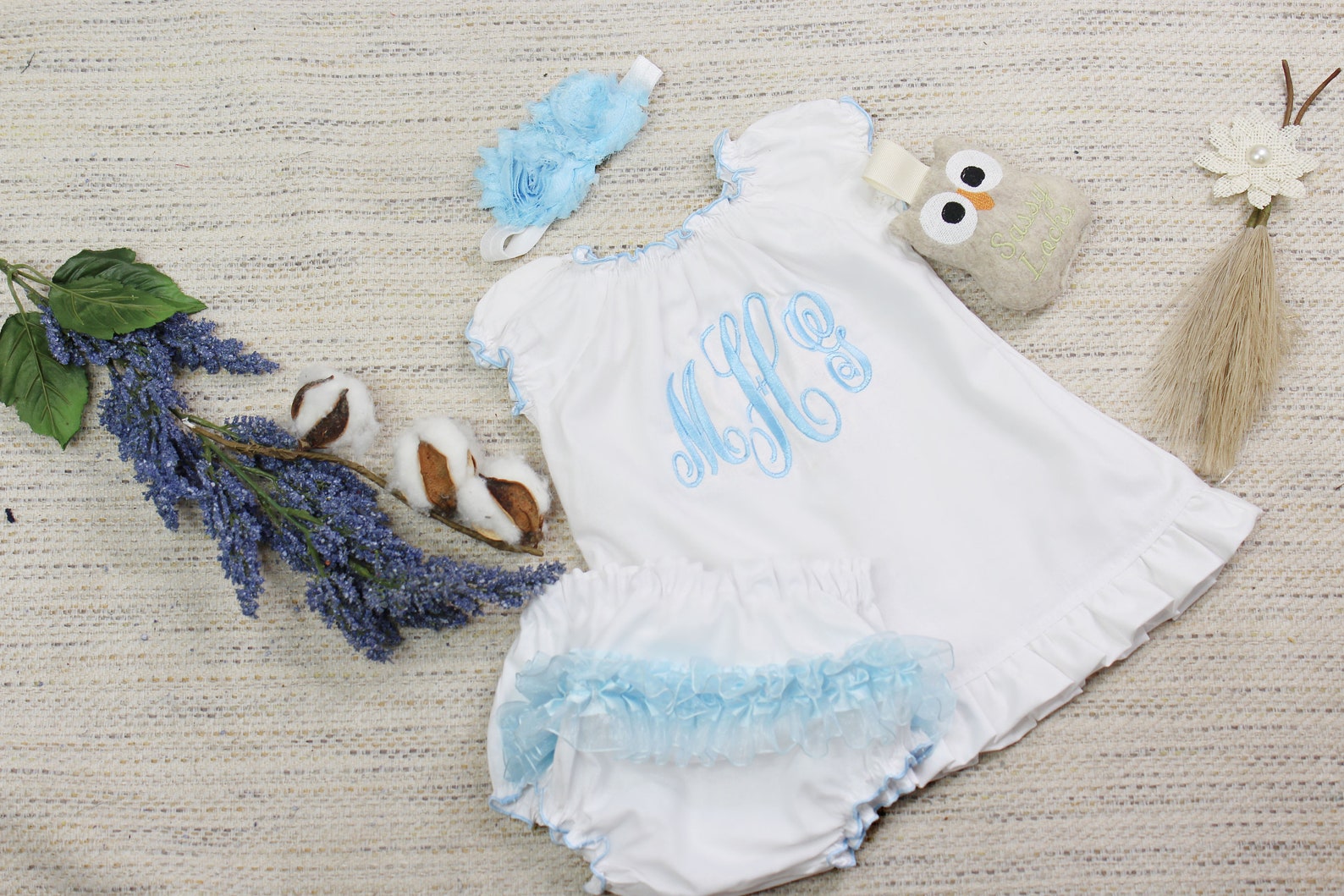 Monogram Girl Dress Newborn Baby Girl Clothes Newborn Girl - Etsy