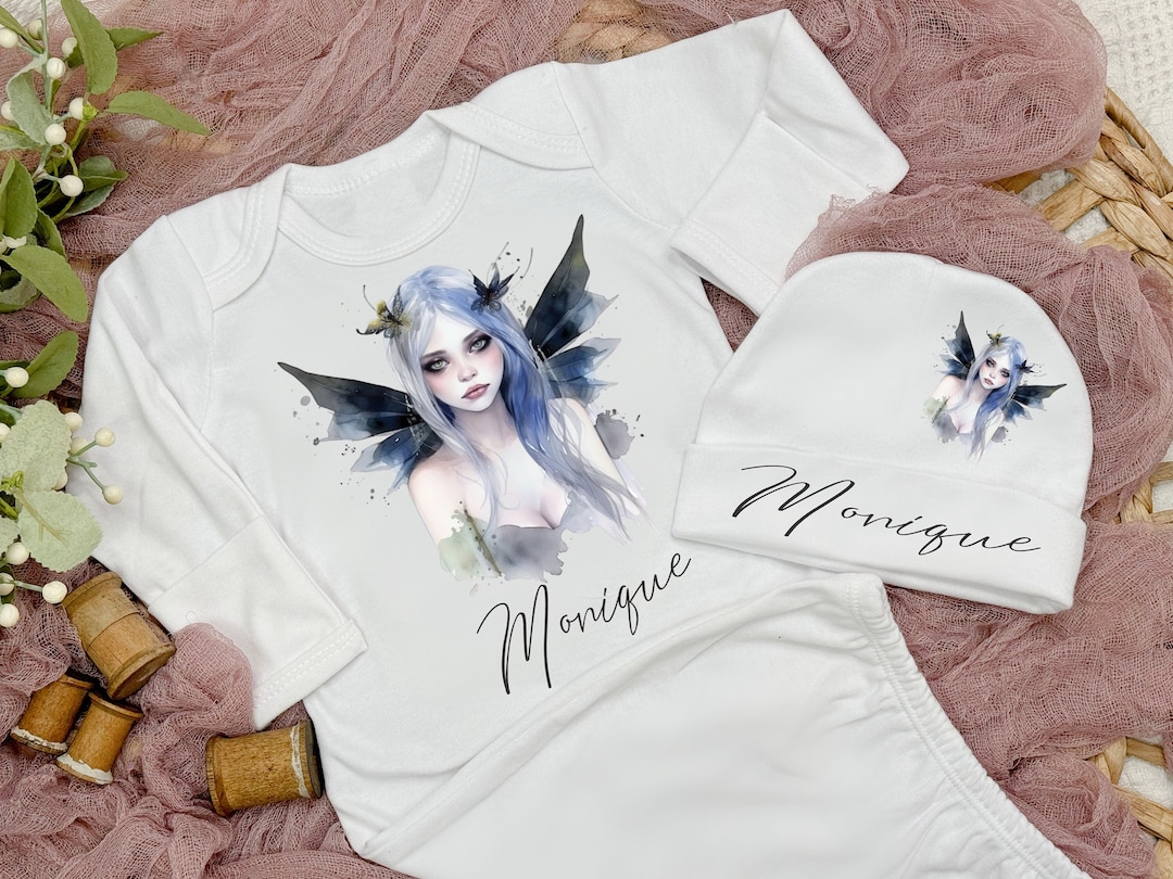 Goth Baby Girl Clothes Personalized Baby Gift Newborn Girl Take Home ...