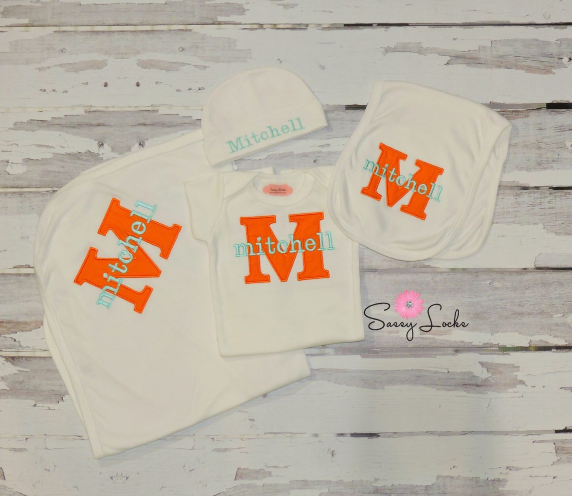 Baby Boy Clothes Personalized Baby Boy Take Home Outfit | Etsy