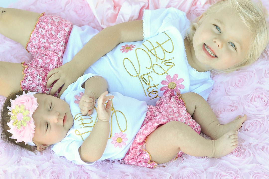 Big Sister Shirt Little Shirt Baby Announcement Little Sister Big ...