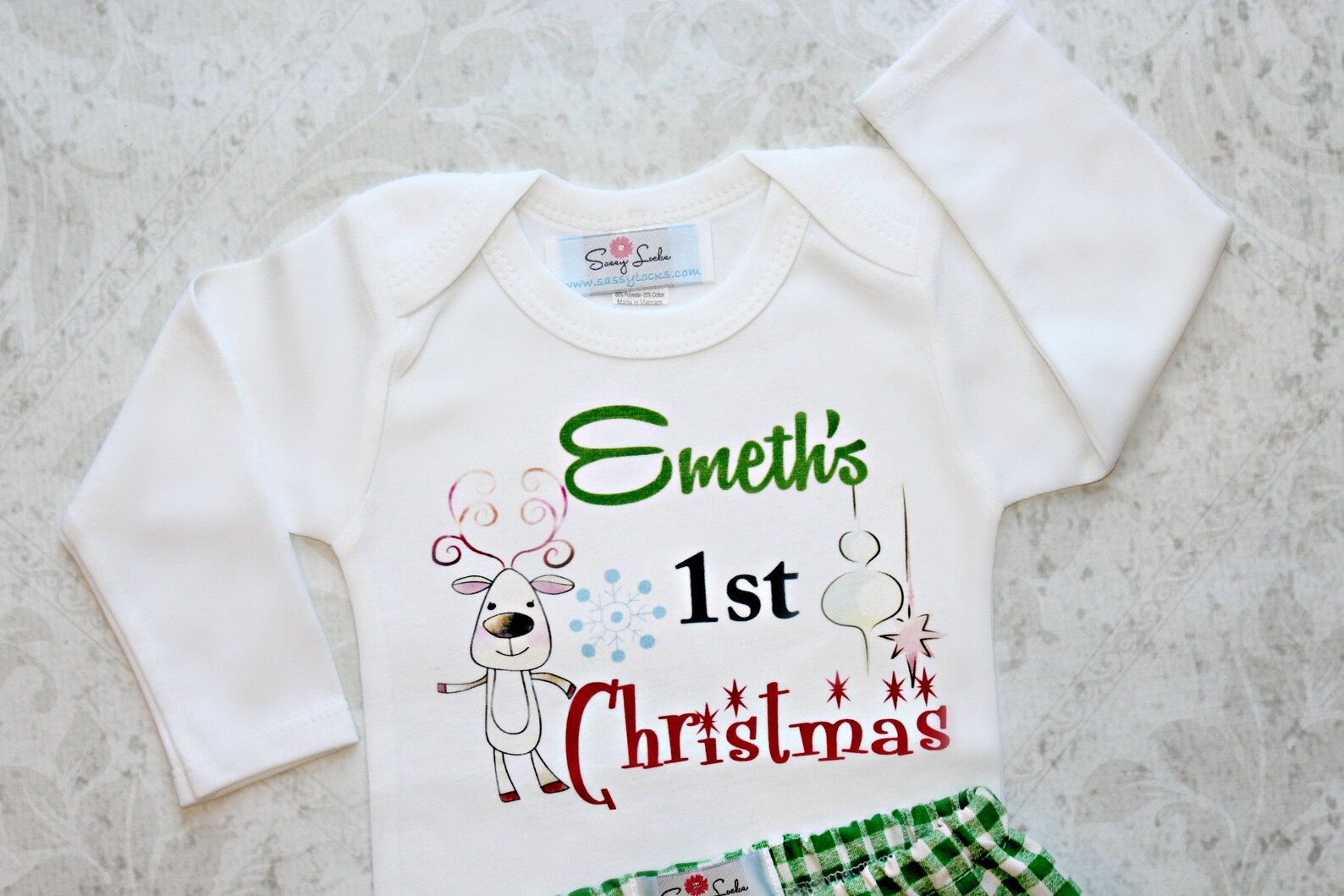 1St Christmas Outfit Boy Baby Christmas Shirt First Christmas | Etsy
