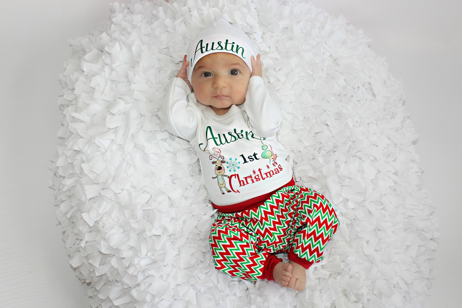1St Christmas Outfit Boy Baby Christmas Shirt First Christmas | Etsy