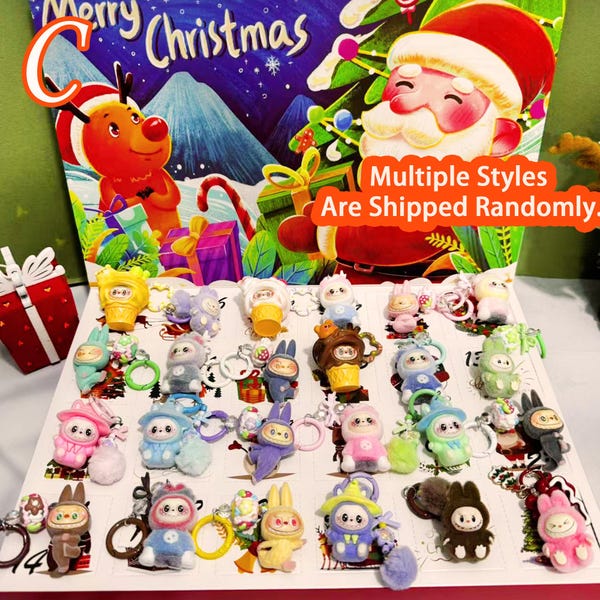 Labubu Advent Calendar - Etsy