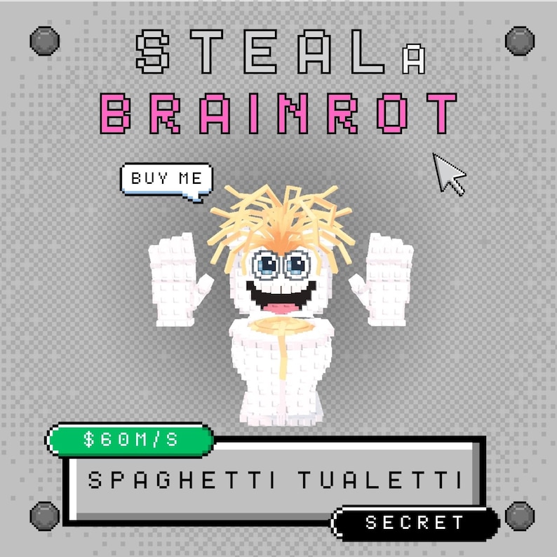 Spaghetti Tualetti | Secret | Steal a Brainrot | 1 Piece | Fast ...