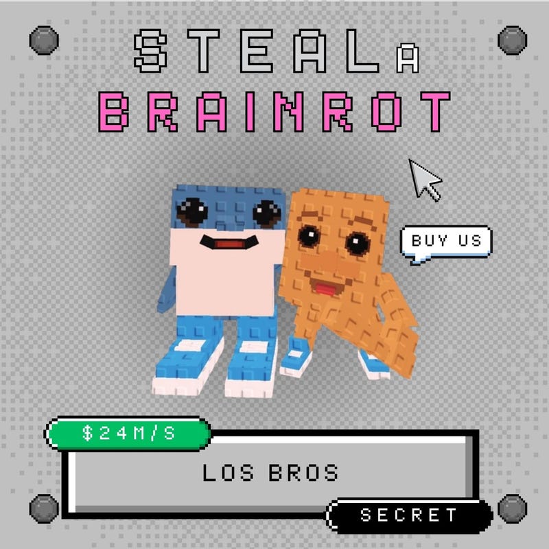 Steal a Brainrot Desktop Wallpaper - Etsy Canada
