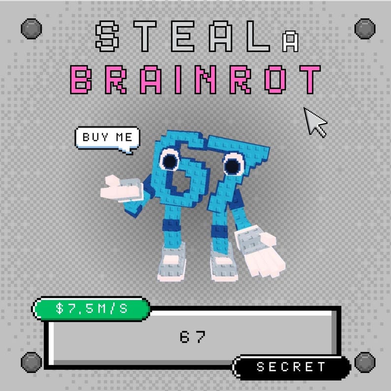 67 | Secret | Steal a Brainrot | 1 Piece | Fast Delivery (read ...