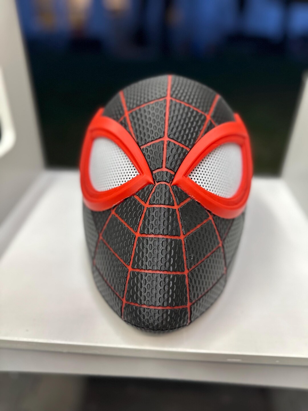 Miles Morales Spider-man Mask – 3D Printed Cosplay Helmet - Etsy Australia