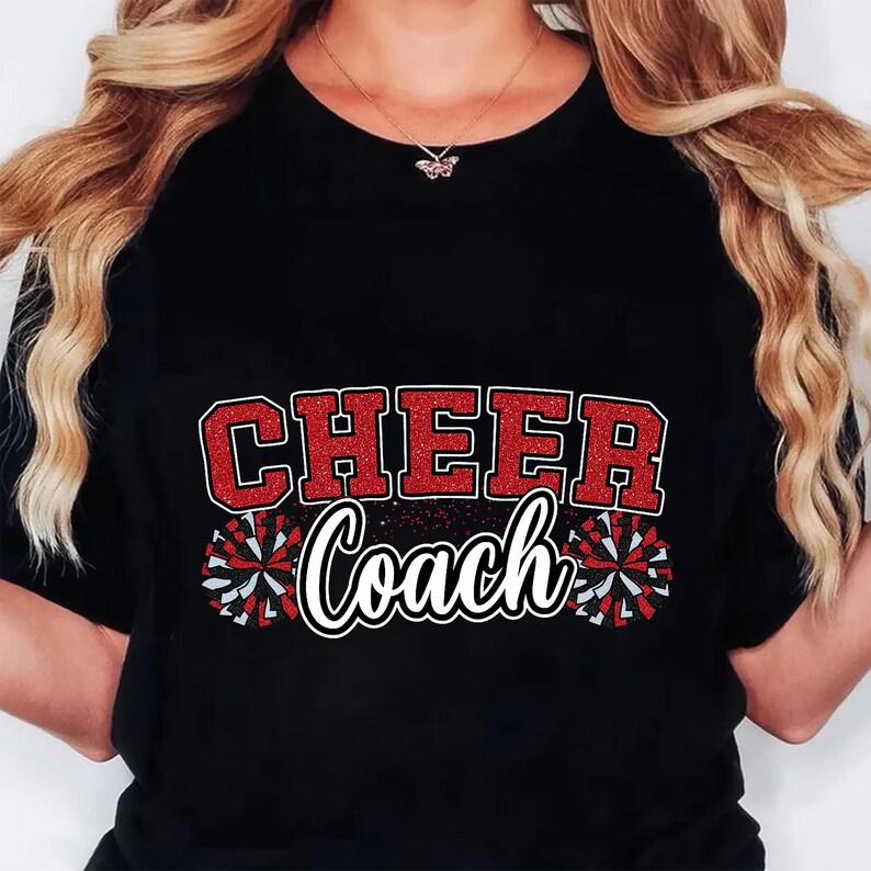 Cheer Black Red PNG Bundle | Cheer Mom Dad Family Squad Sublimation ...