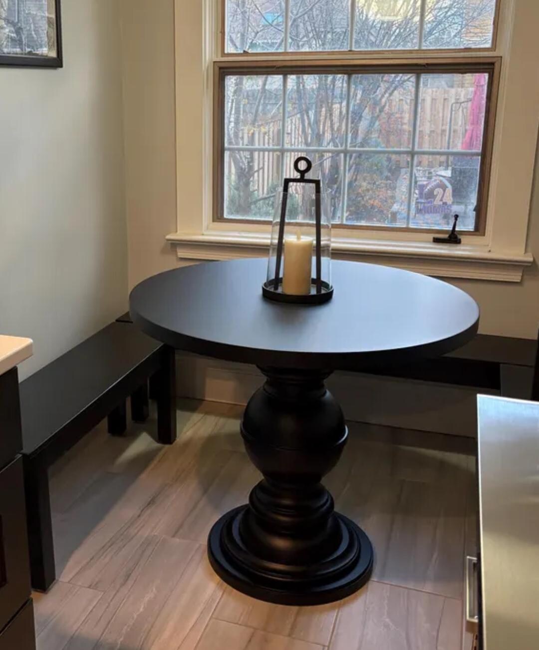 Handcrafted Pedestal Round Dining Table – Solid Hornbeam Wood | Custom ...