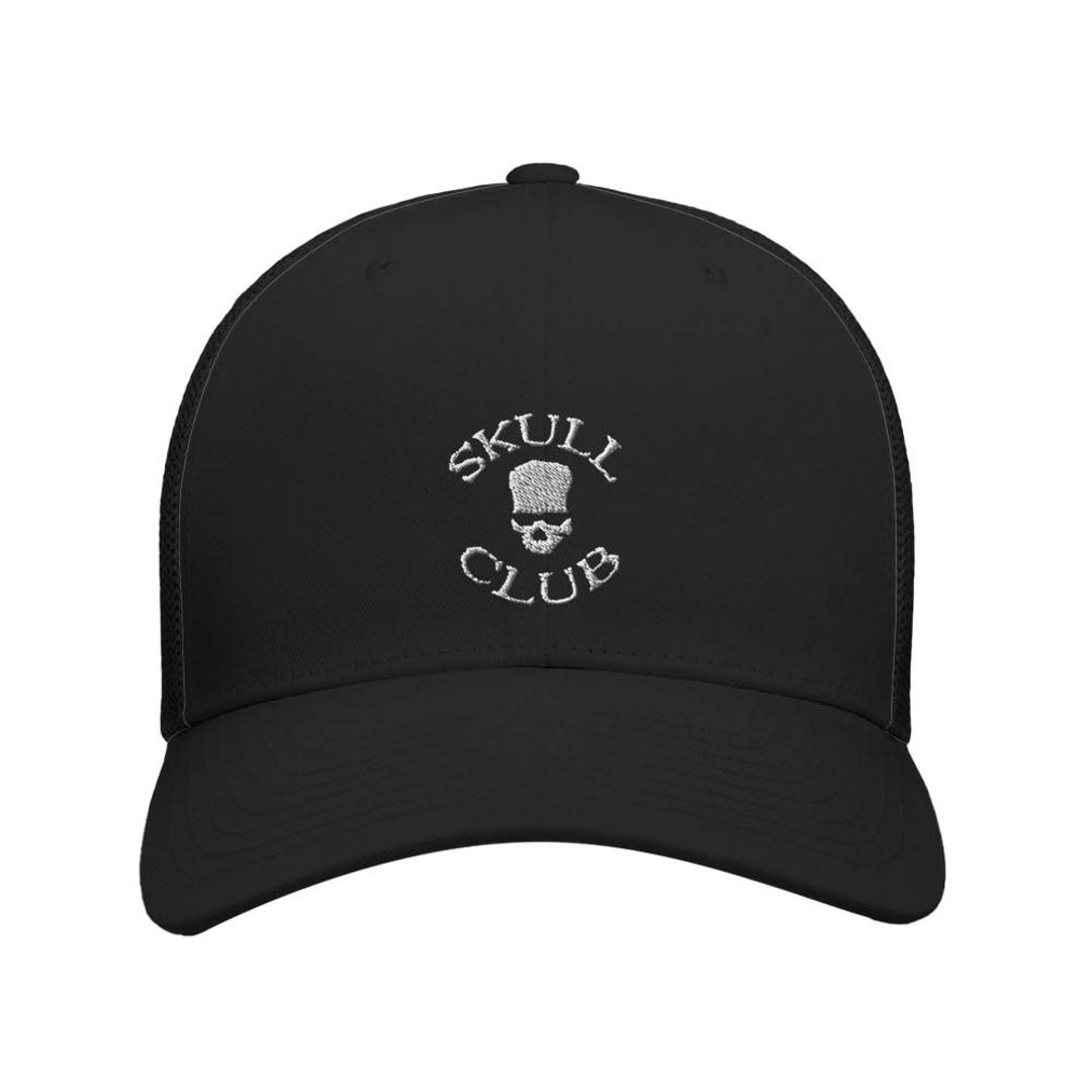 Skull Club Logo ~ Embroidered Cap - Etsy