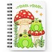 Mushroom Frog Notebook 150 Pages Spiral Bound - Etsy