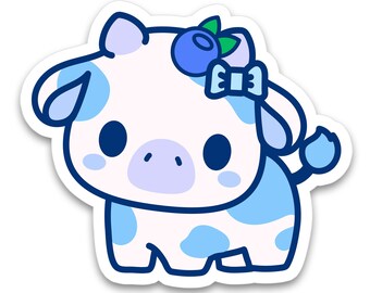 Cow Stickers Sheet - Etsy