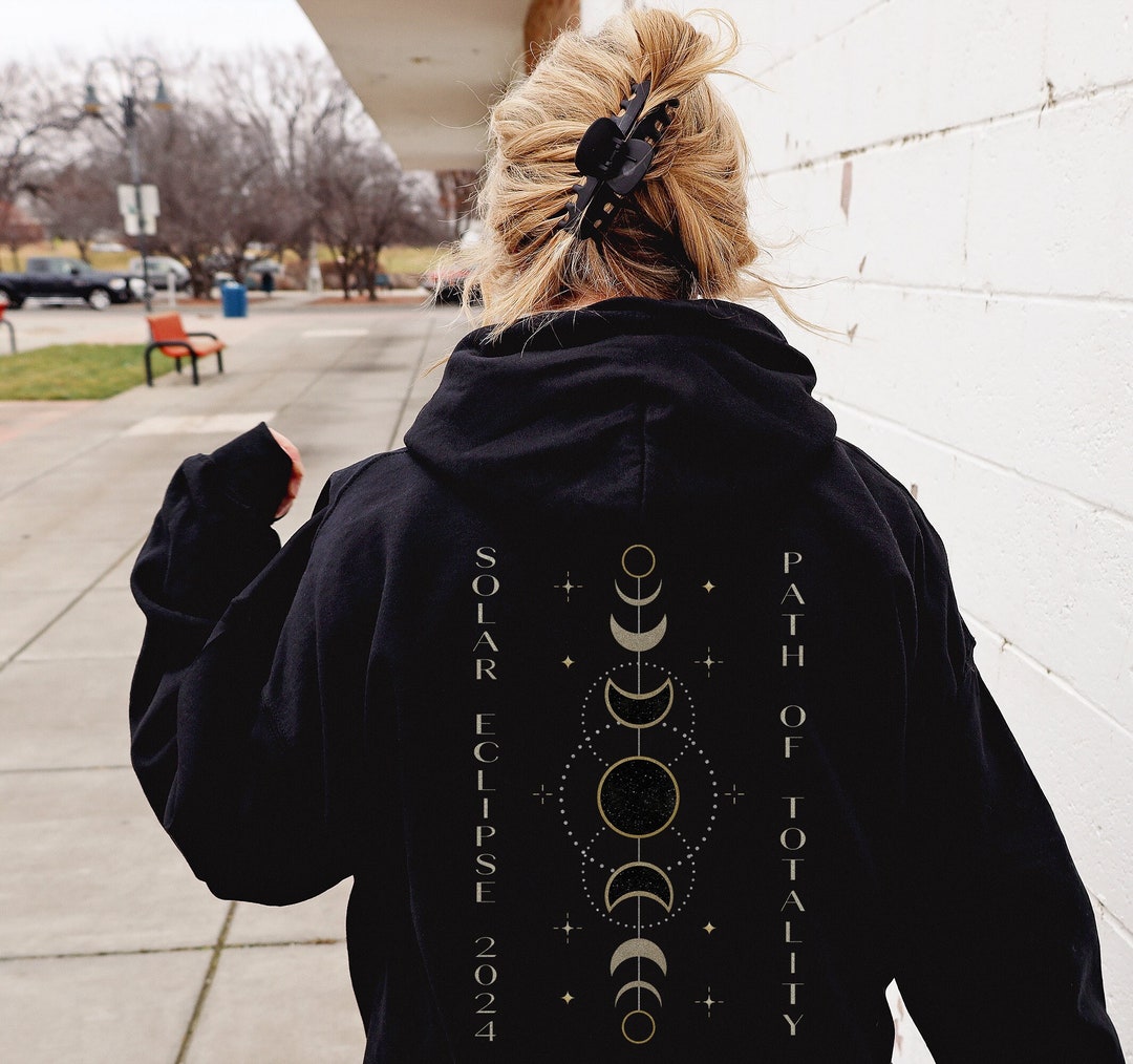 Total Solar Eclipse Hoodie | Path of Totality Hoodie | Countdown to ...